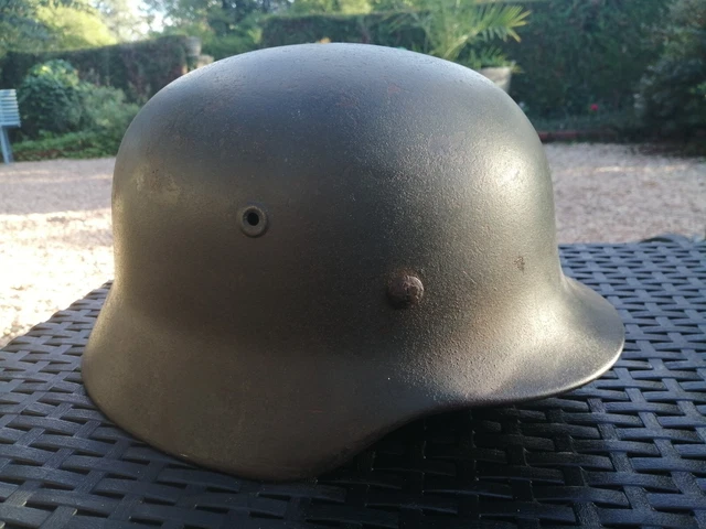 CASQUE ALLEMAND M40 armee de terre ww2 EUR 950,00 - PicClick FR